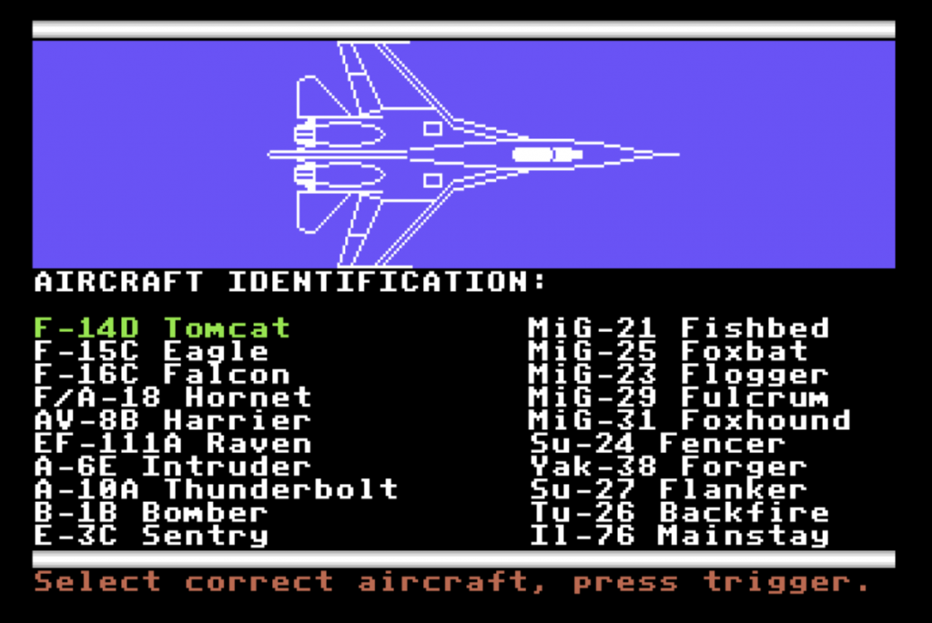 Project Stealth Fights sheet | C64 Copy Protection